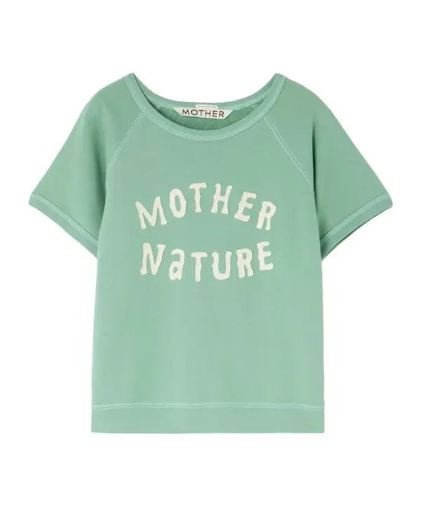 MOTHER Cropped Sweatshirt