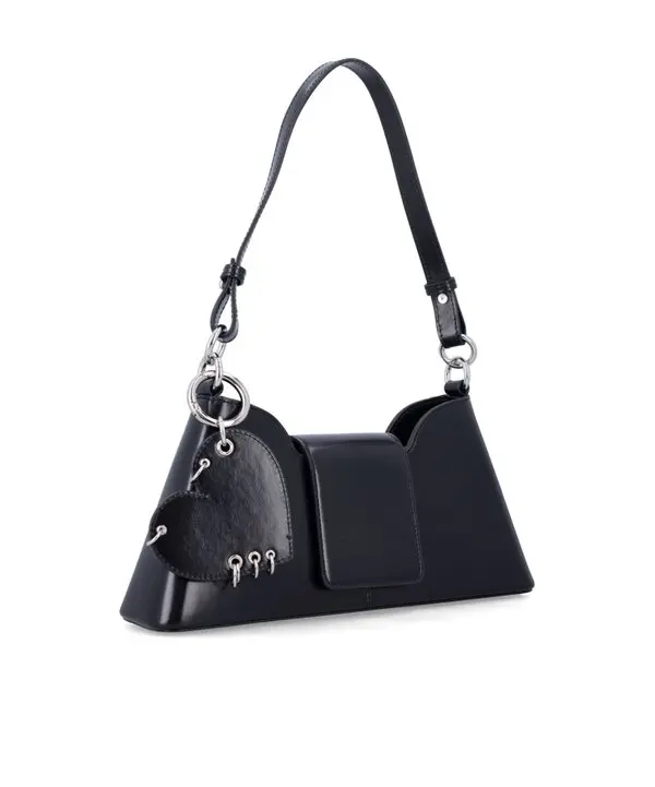 JUSTINE CLENQUET Top-handle Shoulder Bag - Black