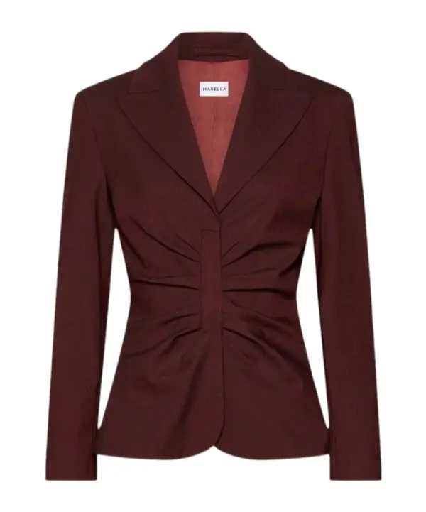 Marella Ruched-detail Blazer