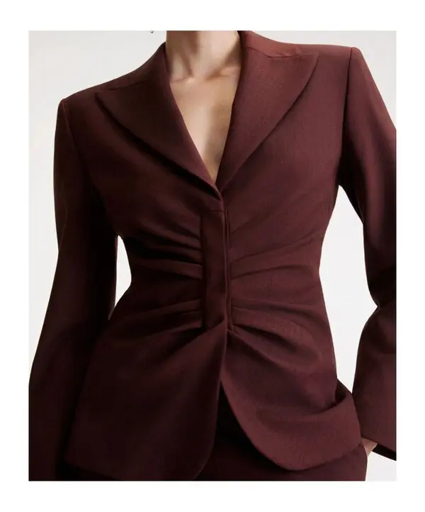 Marella Ruched-detail Blazer