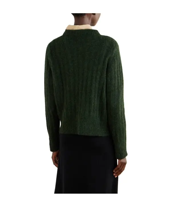 ALLUDE Classic Crewneck Sweater