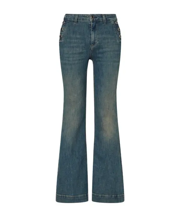 Liu Jo Button-detail Flared Jeans