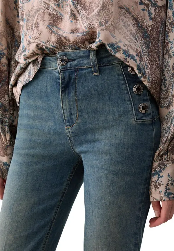 Liu Jo Button-detail Flared Jeans