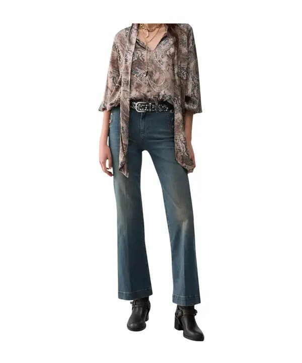 Liu Jo Button-detail Flared Jeans
