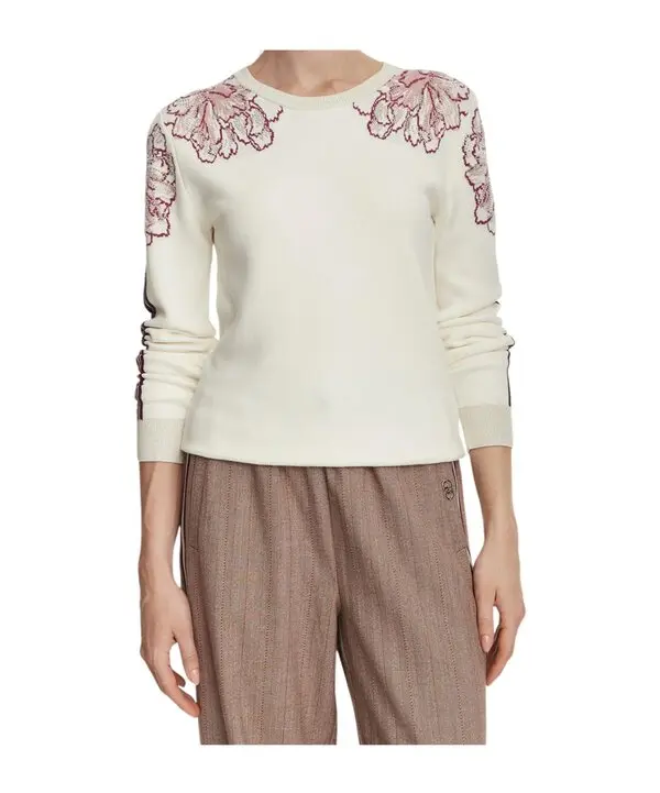 Liu Jo Jacquard Sweater - Cream