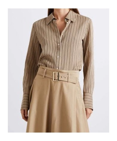 Marella Striped Long-sleeve Shirt