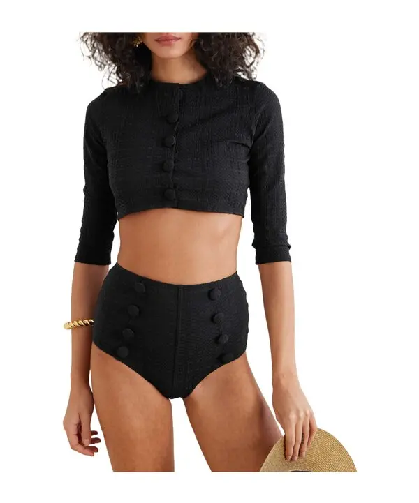 Lisa Marie Fernandez Cropped Cardigan - No