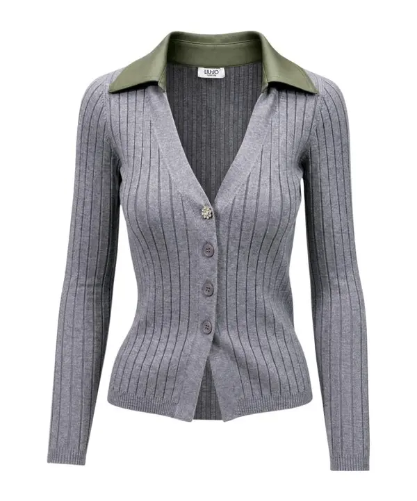 Liu Jo Button-front Cardigan - Grey