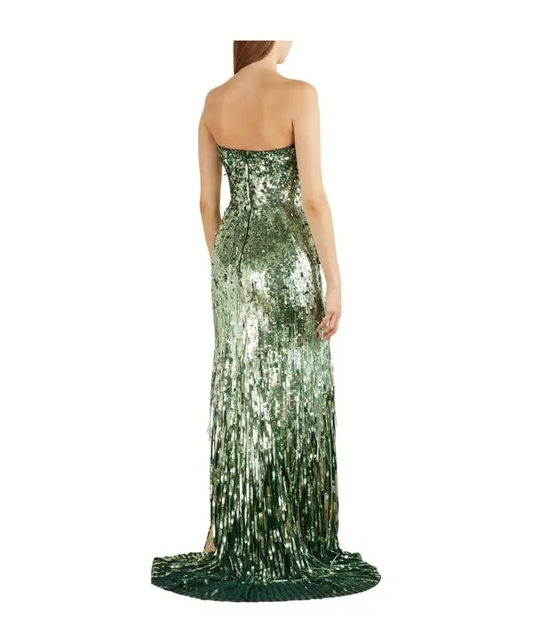 Jenny Packham Tulle Strapless Dress