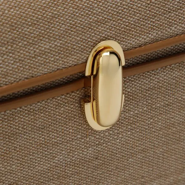 Savette Structured Shoulder Bag - Beige