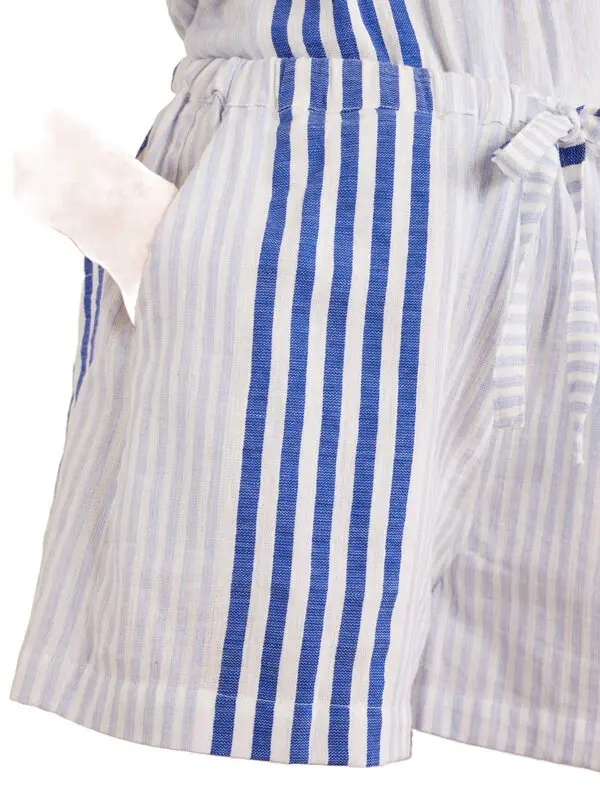 LEMLEM Minimal Striped Shorts