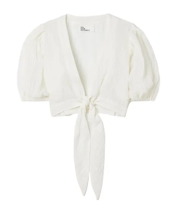 Lisa Marie Fernandez Cropped Blouse - No