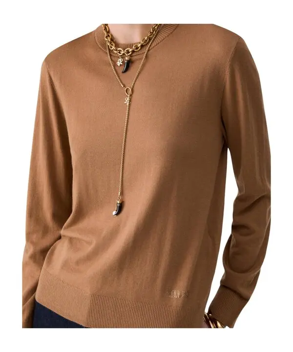 Liu Jo Sweater With Poplin Detail