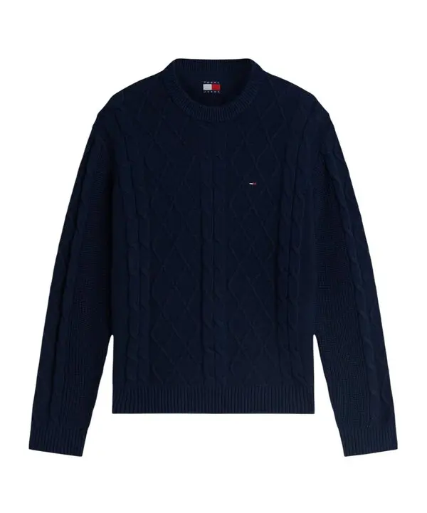 Tommy Hilfiger Tommy Flag Cable Knit Jumper
