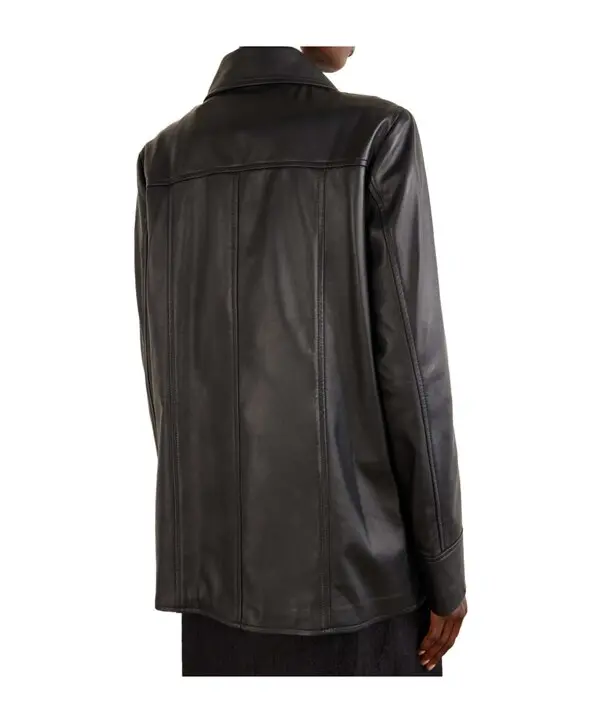 Anna Sui Paneled Leather Jacket