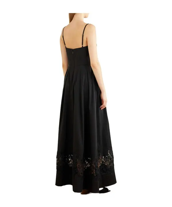 Rebecca Vallance Cotton-blend Poplin Gown