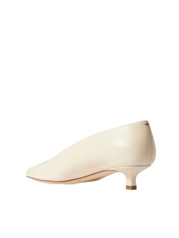 AeydĒ Pointedtoe Lowheel Leather Shoes