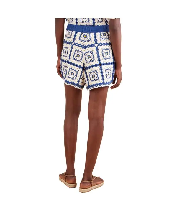 ALEMAIS Dolly Crocheted Cotton Shorts