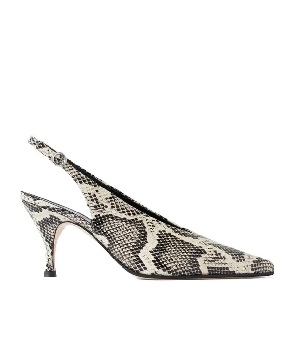 AeydĒ Snakeeffect Heeled Pumps - Black