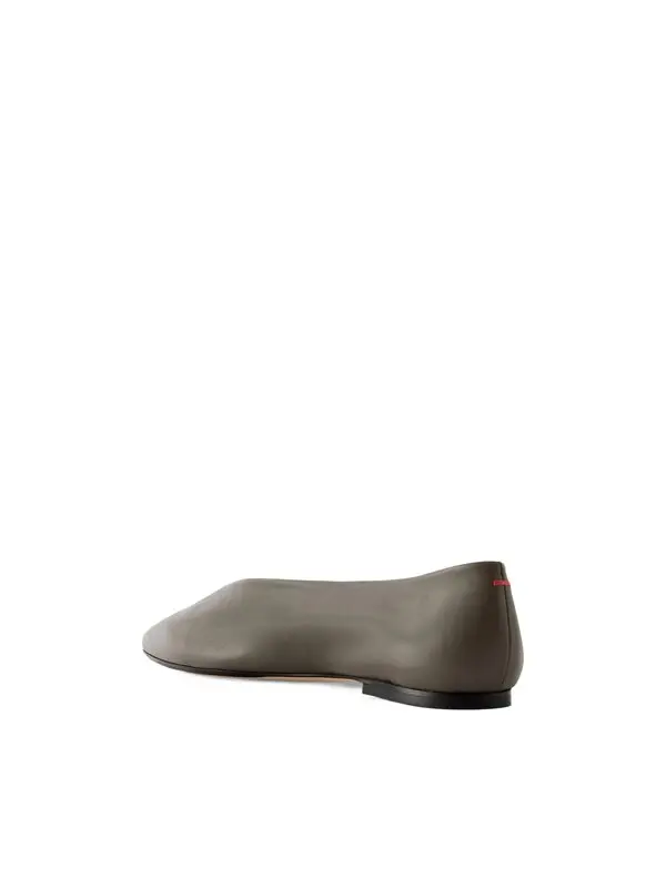 AeydĒ Pointedtoe Leather Flats