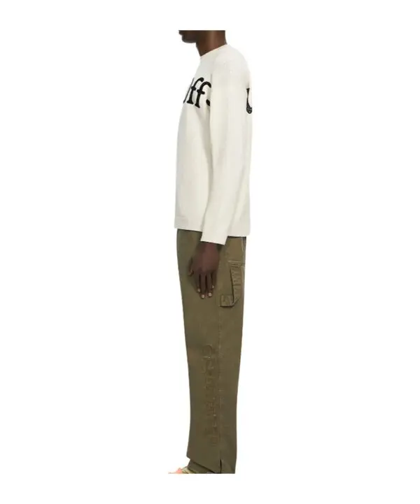 Off-White Bookish Logo-patch Sweater