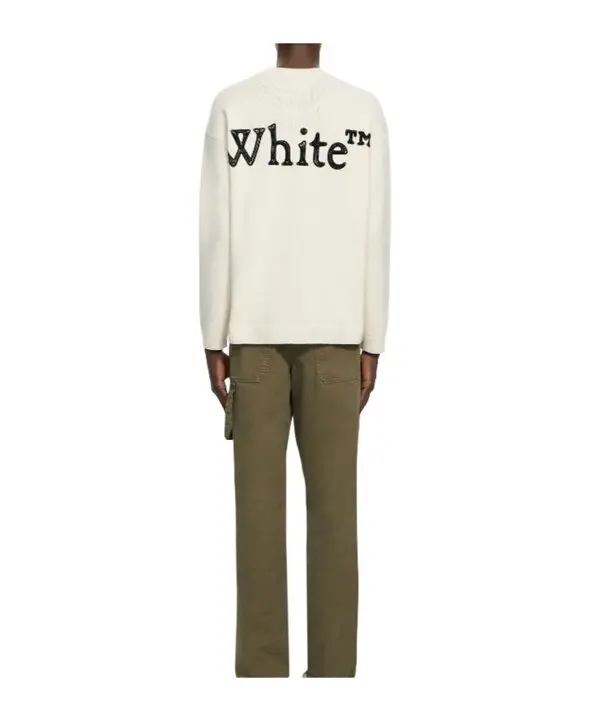 Off-White Bookish Logo-patch Sweater
