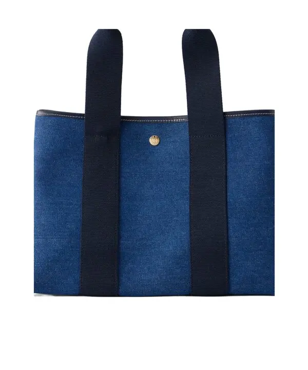 Rue De Verneuil Denim Canvas Tote Bag