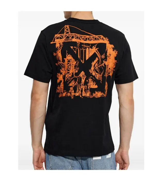 Off-White Logo-print Cotton T-shirt