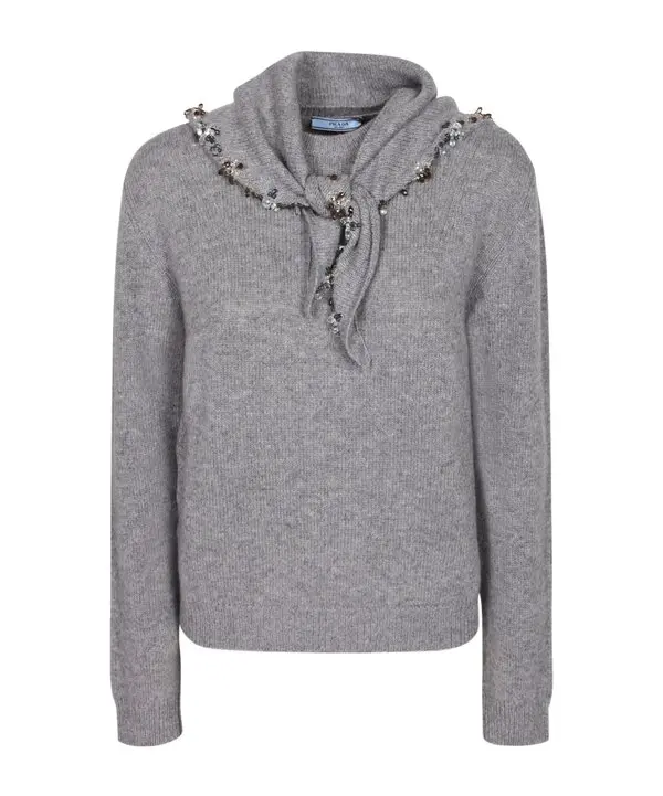Prada Long-sleeve Knit Top