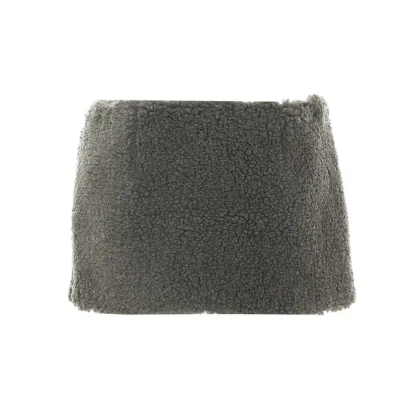 Miu Miu Textured Logo Skirt