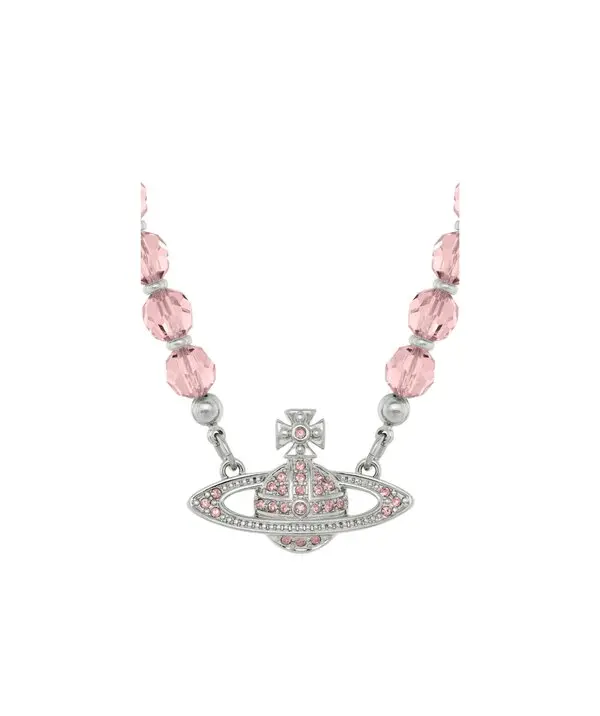 VIVIENNE WESTWOOD Messaline Beaded Choker Necklace
