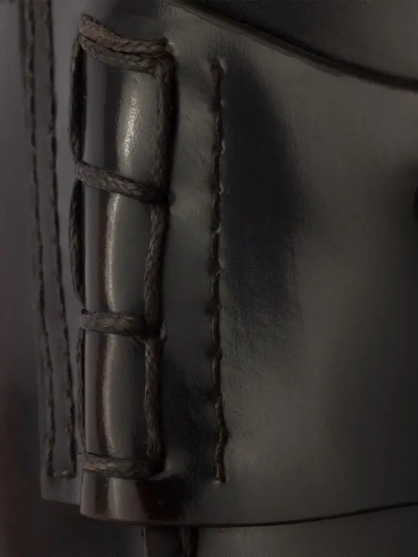 Prada Brushed Leather Loafers