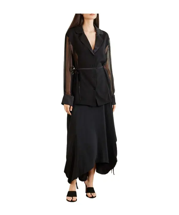 Sharon Wauchob Belted Silk Jacket