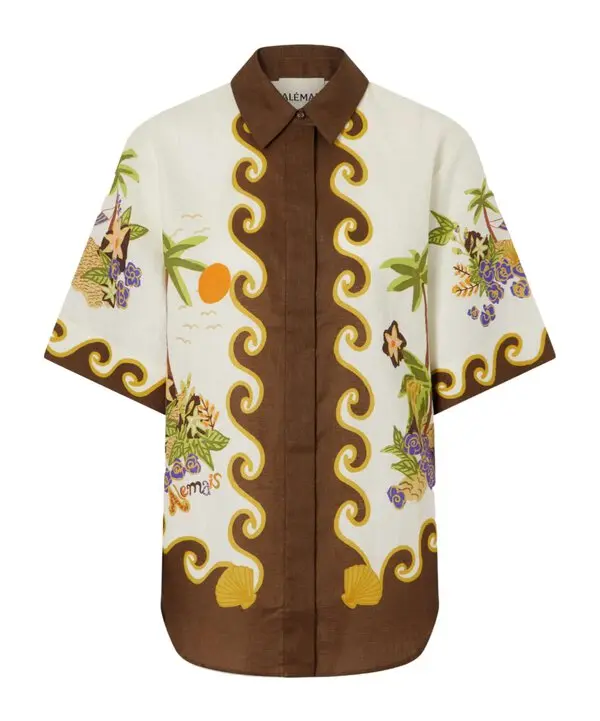 ALEMAIS Island Cove Short Sleeve Shirt - No