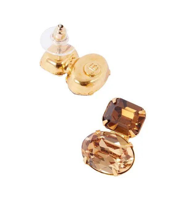 JENNIFER BEHR Maureen Crystal Earrings - Yellow