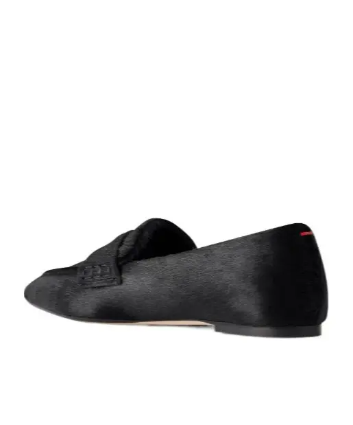 AeydĒ Pony Hair Loafers - Black