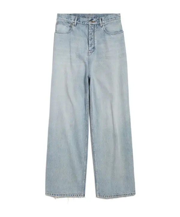 Balenciaga Baggy Fit Jeans - Light Blue
