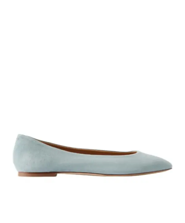 AeydĒ Suede Ballet Flats - Gray