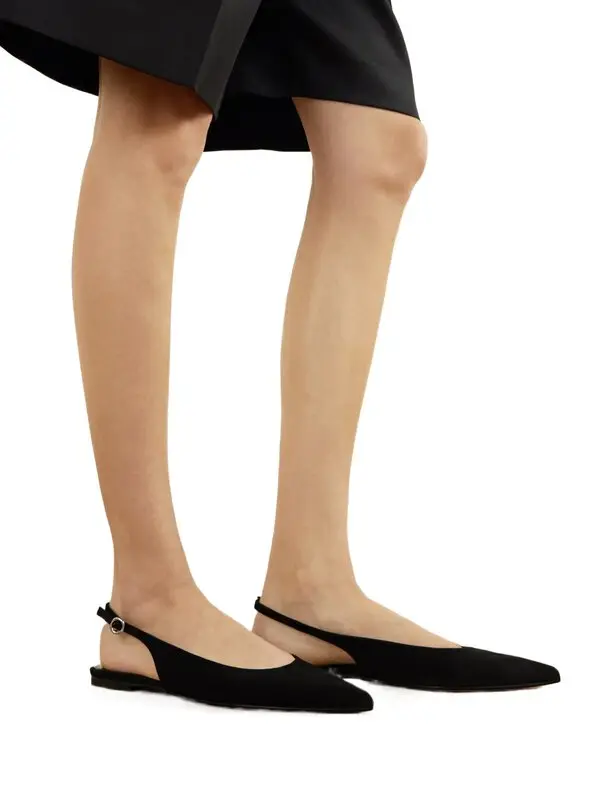 AeydĒ Pointedtoe Slingback Flat Shoes
