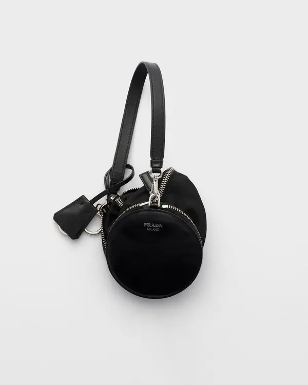 Prada Re-nylon And Leather Foldable Mini-bag