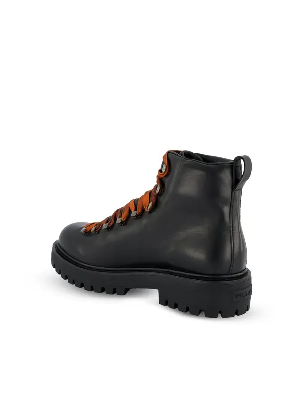 Prada Lace-up Ankle Boots