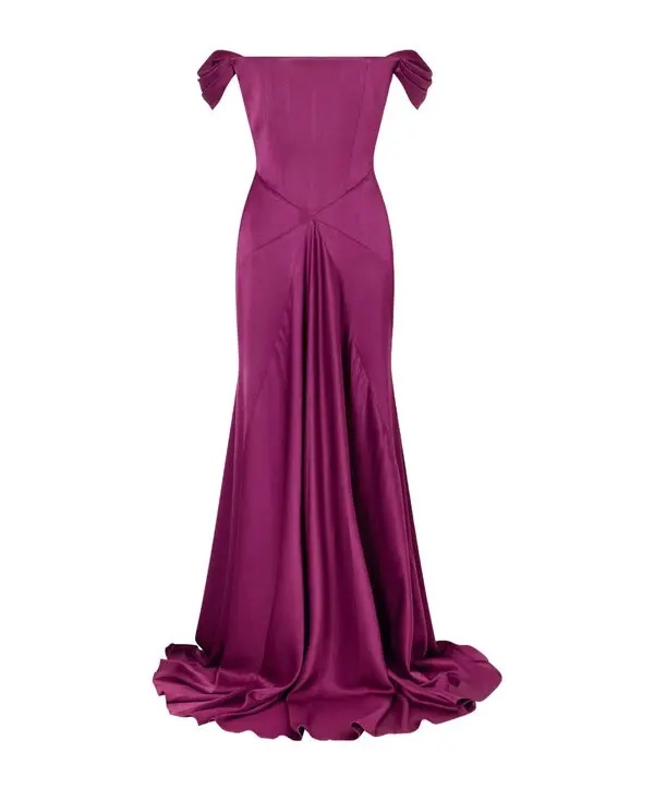 Alex Perry Waistcinched Splicedhem Dress