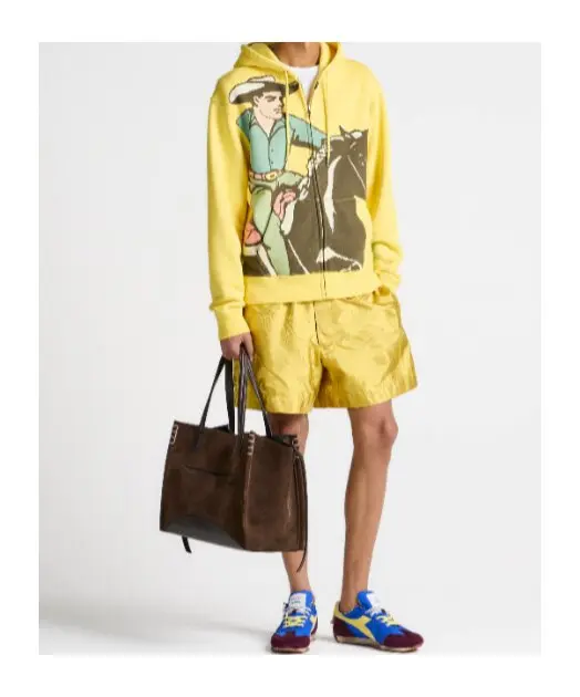 J.W.ANDERSON Cowboy-print Zip-up Hoodie