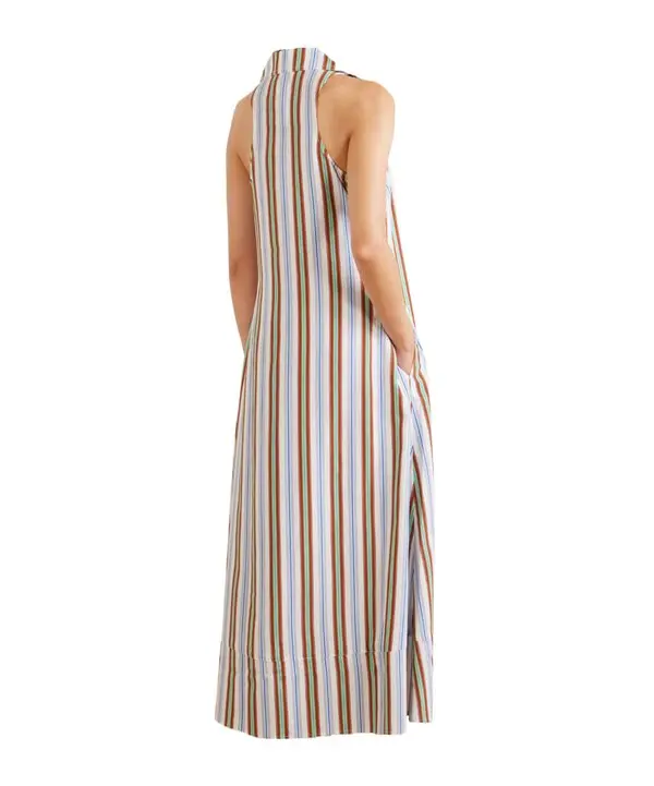 Rosie Assoulin Multicolor Striped Shirt Dress