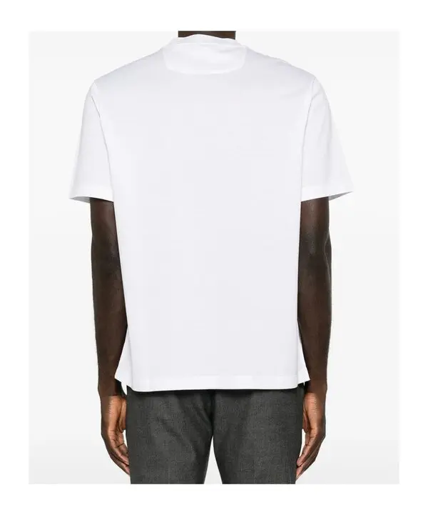Brioni Logo-embroidered T-shirt