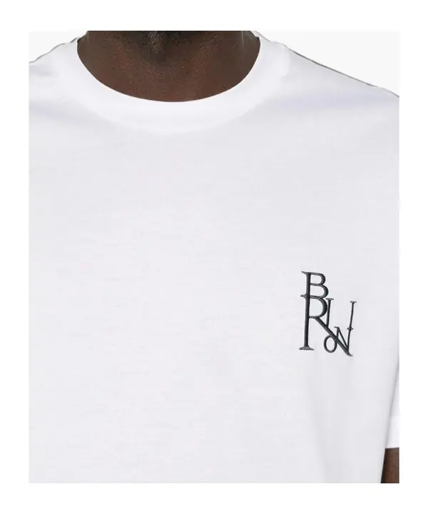 Brioni Logo-embroidered T-shirt