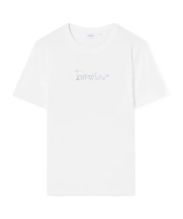 Off-White Logo Printed Crewneck T-shirt - White