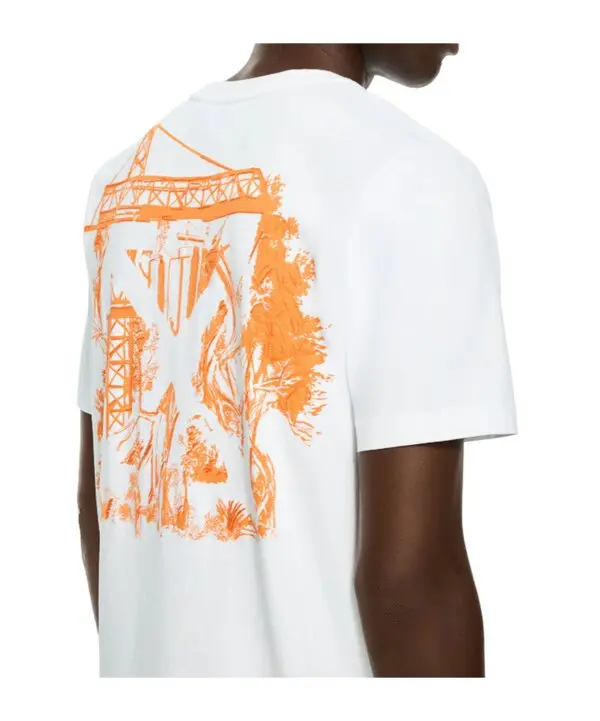 Off-White Logo Printed Crewneck T-shirt