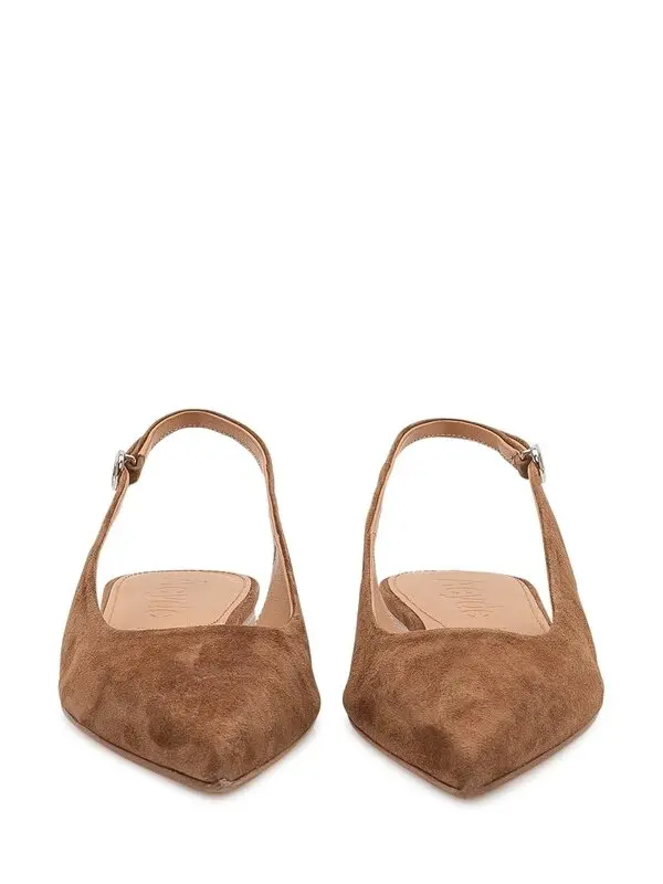 AeydĒ Squaretoe Suede Flats