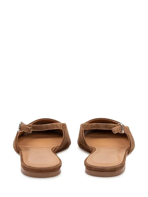 AeydĒ Squaretoe Suede Flats